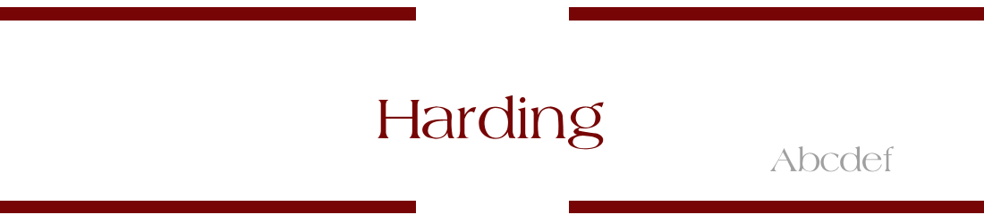 Harding Font: Free Download | MaisFontes