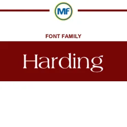 Harding Font: Free Download | MaisFontes