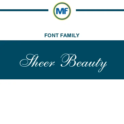 Download Sheer Beauty Fonts | MaisFontes