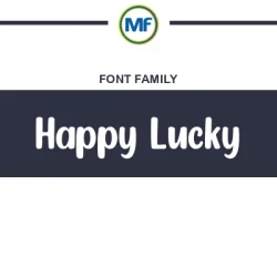 Happy Lucky: Free Font Download | MaisFontes