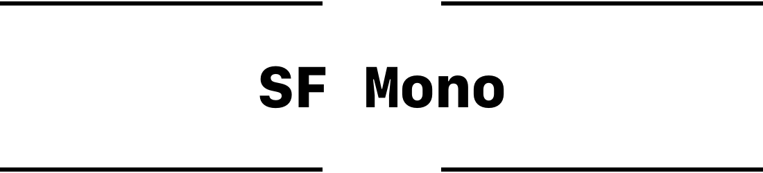 SF Mono Regular: Free Font Download | MaisFontes
