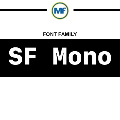 SF Mono Font Family: Download Free | MaisFontes