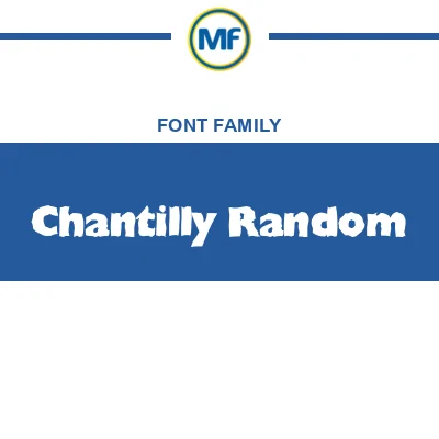 Chantilly Random Font Family: Download Free | MaisFontes