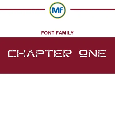 Chapter One Font Family: Download Free | MaisFontes