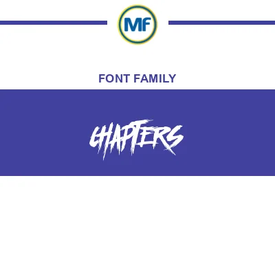Chapters Font Family: Download Free | MaisFontes