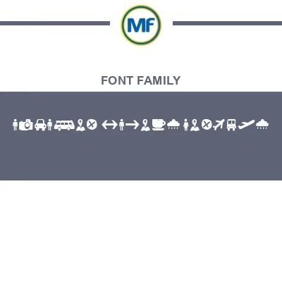 Checkin Script Dingbat Font Family: Download Free | MaisFontes