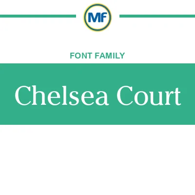 Chelsea Court Font Family: Download Free | MaisFontes