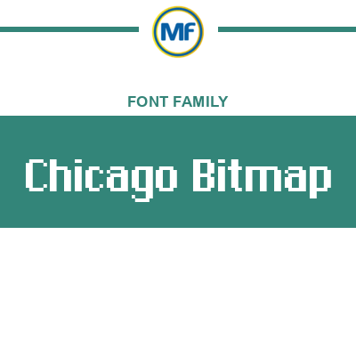 Chicago Bitmap Font Family: Download Free | MaisFontes
