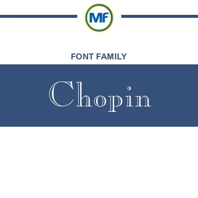 Chopin Font Family: Free Download | MaisFontes