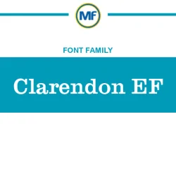 Clarendon EF Expanded Bold Font: Free Download | MaisFontes