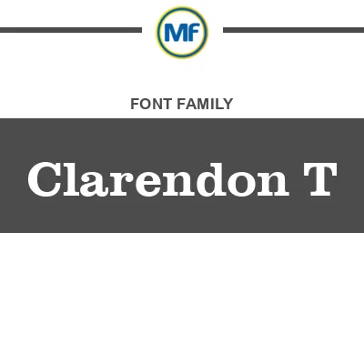 Clarendon T Wide Font Family: Download Free | MaisFontes