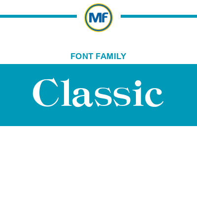 Classic Font Family: Download Free | MaisFontes