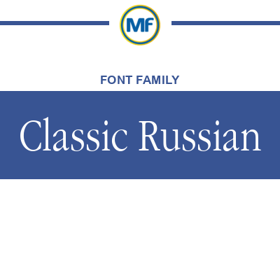 Classic Russian Font Family: Download Free | MaisFontes