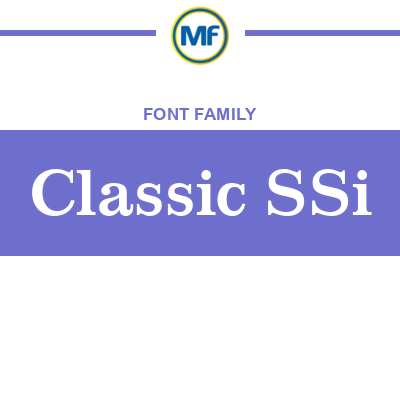Classic SSi Font Family: Download Free | MaisFontes