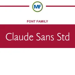 Claude Sans Std: Free Font Download | MaisFontes