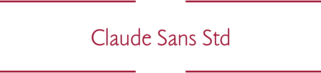 Claude Sans Std: Free Font Download | MaisFontes