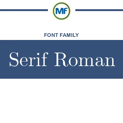 Serif Roman Font Family: Download Free | MaisFontes