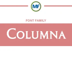 Columna Font: Free Download | MaisFontes