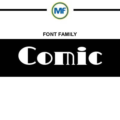 Comic Font Family: Download Free | MaisFontes