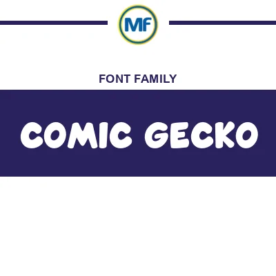 Comic Gecko Font Family: Download Free | MaisFontes