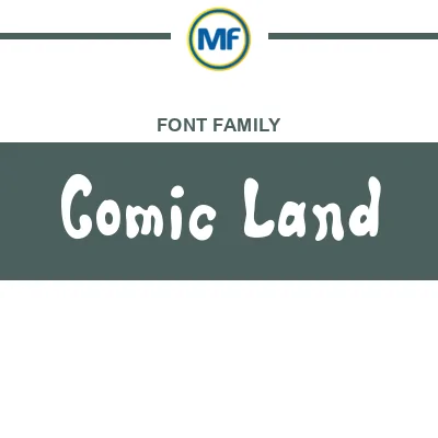Comic Land Font Family: Download Free | MaisFontes