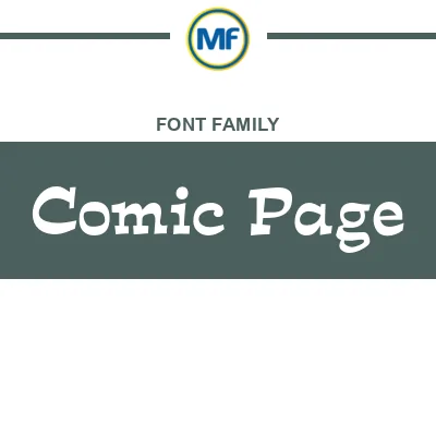 Comic Page Font Family: Download Free | MaisFontes