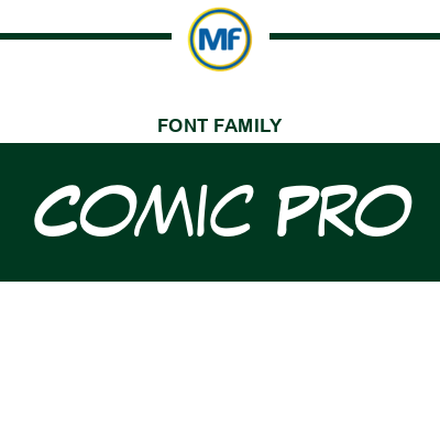 Comic Pro Font Family: Free Download | MaisFontes