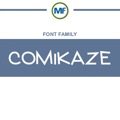 Comikaze Font Family: Download Free | MaisFontes