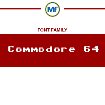 Commodore 64 Font Family: Download Free | MaisFontes