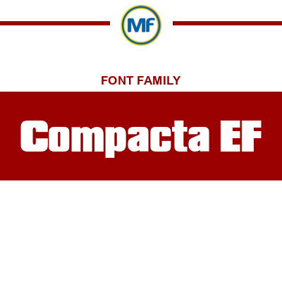Compacta EF Font Family: Download Free | MaisFontes