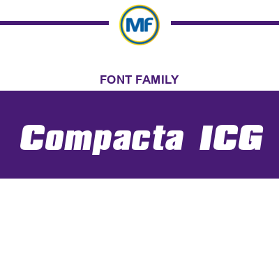 Compacta ICG Font Family: Download Free | MaisFontes