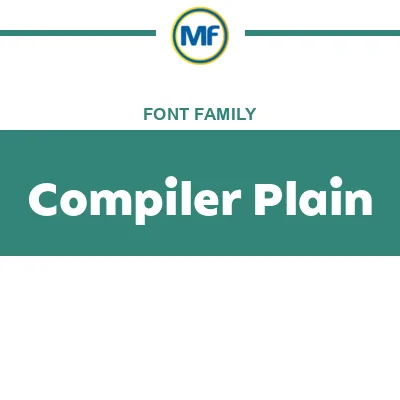 Compiler Plain Font Family: Download Free | MaisFontes
