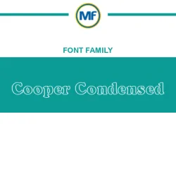 Cooper Condensed Heavy: Free Font Download | MaisFontes