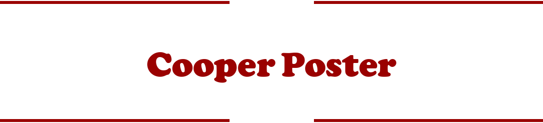 Cooper Poster Black: Download Free Font | MaisFontes