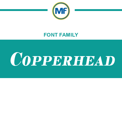 Copperhead Font Family: Download Free | MaisFontes