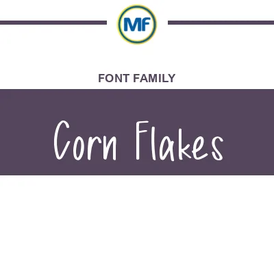 Corn Flakes Font Family: Download Free | MaisFontes