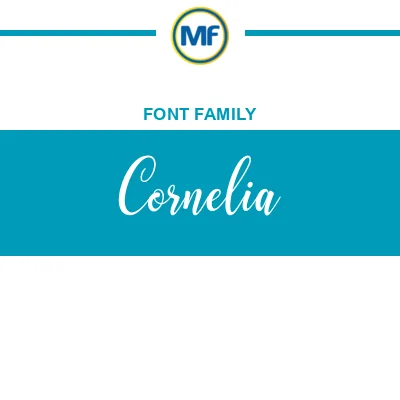 Cornelia Font Family: Free Download | MaisFontes
