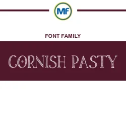 Cornish Pasty Stylistic One: Free Font Download | MaisFontes