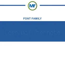 Cornwall Alternate: Free Font Download | MaisFontes