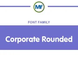 Corporate Rounded Bold: Download Free Font | MaisFontes