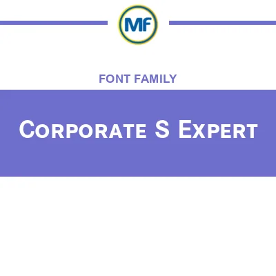 Corporate S Expert Font Family: Download Free | MaisFontes