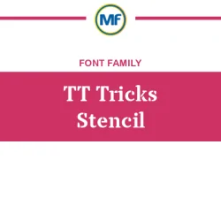 TT Tricks Stencil DemiBold Font: Free Download | MaisFontes