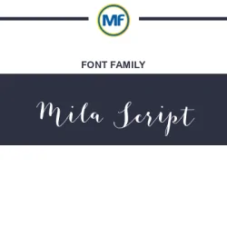 Mila Script Basic: Free Font Download | MaisFontes