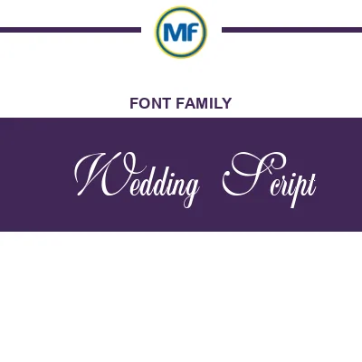Wedding Script Font Family: Free Download | MaisFontes
