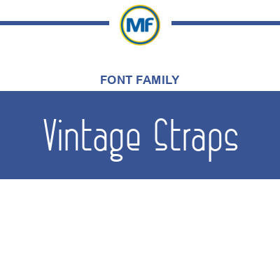 Download Vintage Straps Fonts | MaisFontes