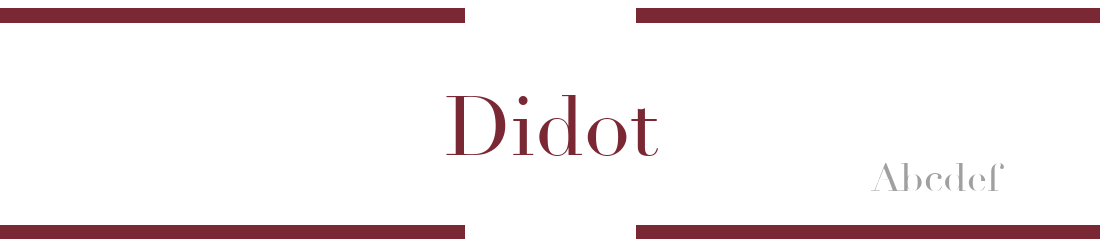 Didot Bold Font: Free Download | MaisFontes