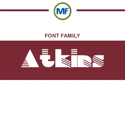 Download Atkins Fonts | MaisFontes