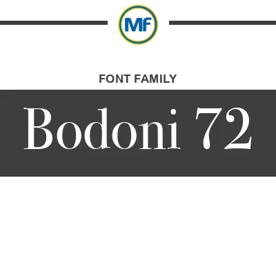 Download Bodoni 72 Fonts | MaisFontes