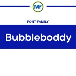 Bubbleboddy Neue Regular: Free Font Download | MaisFontes