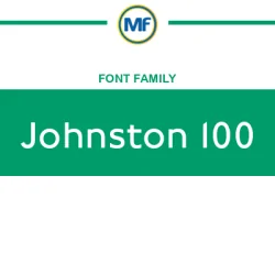 Johnston 100: Free Font Download | MaisFontes
